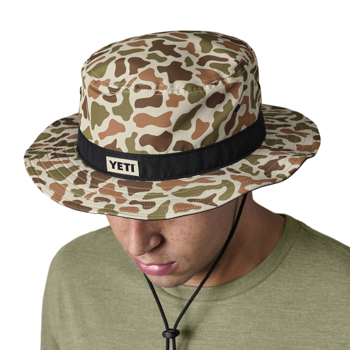 Camo Print Boonie Hat Brown | YETI New Zealand