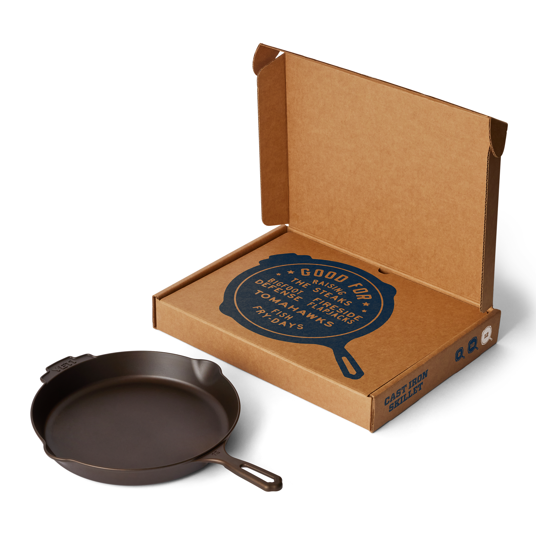 YETI® Cast Iron Skillet 12 – YETI New Zealand